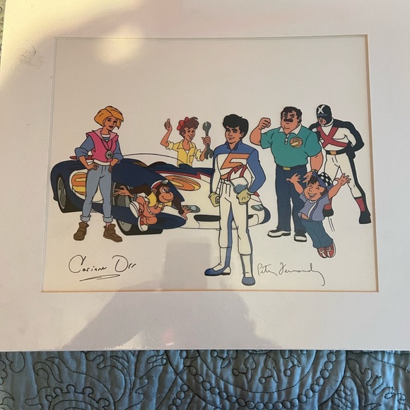 Art | Vintage Speed Racer Animation Art | Poshmark